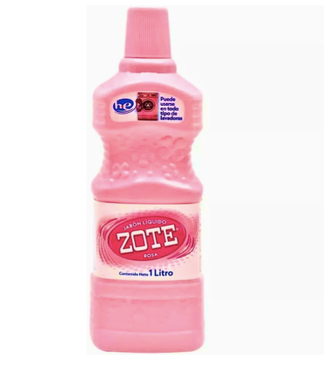 ZOTE Zote Pink Liquid Laundry Detergent Soap Jabon 33.81fl oz/1 liter ...